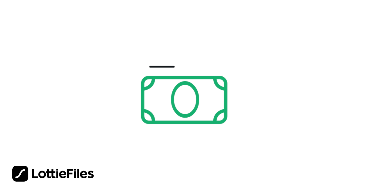 Free Flying banknote / money transfer Animation by support | LottieFiles