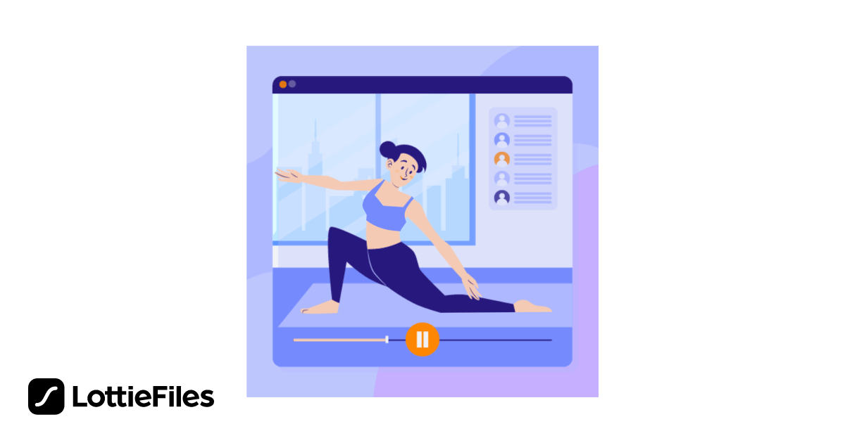 Free Online Yoga Class Animation by Cape Code | LottieFiles