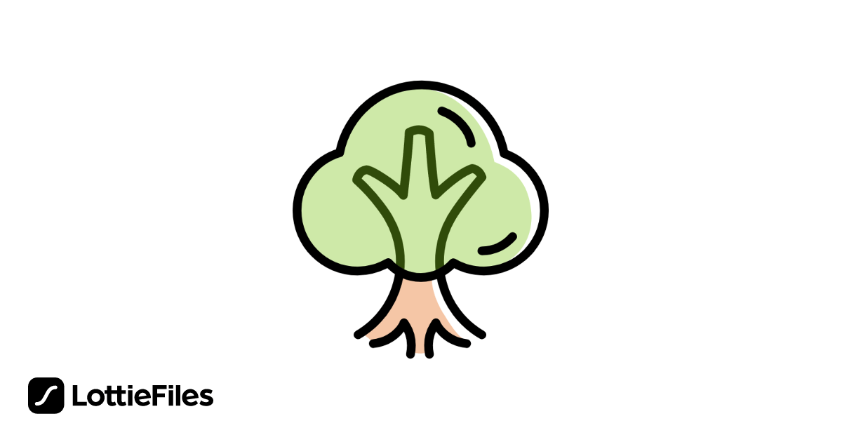 Free Green Tree Animation by Matt Wasser | LottieFiles
