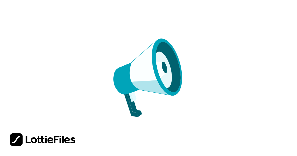 Free megaphone Animation by AuroraValandro | LottieFiles