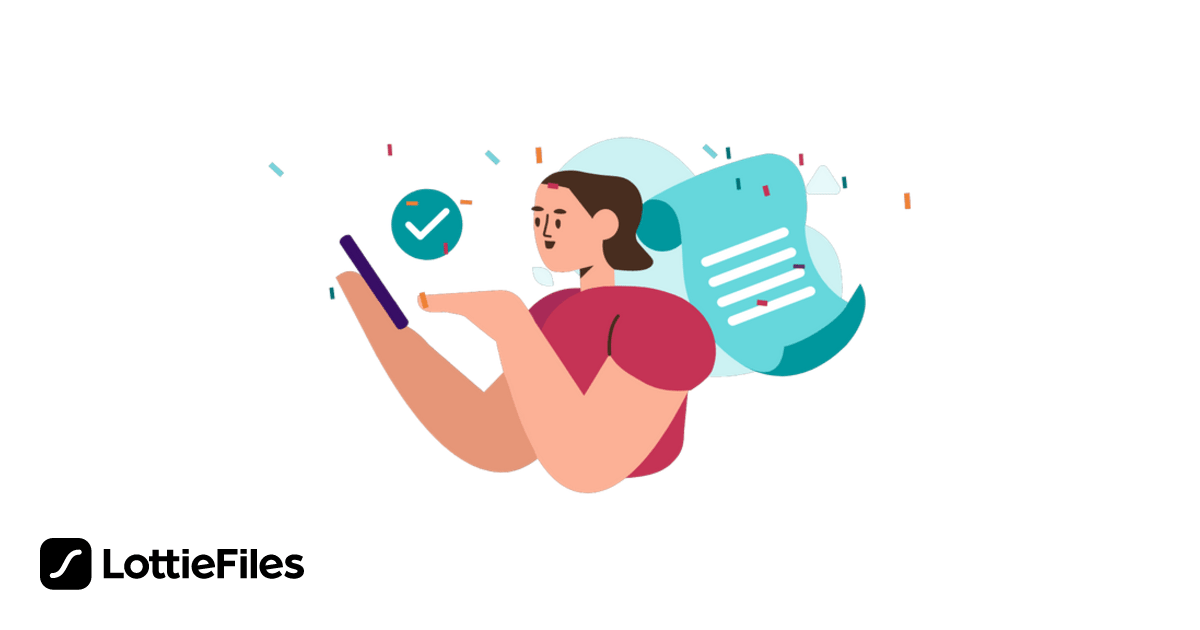 Free application completed Animation by deb | LottieFiles