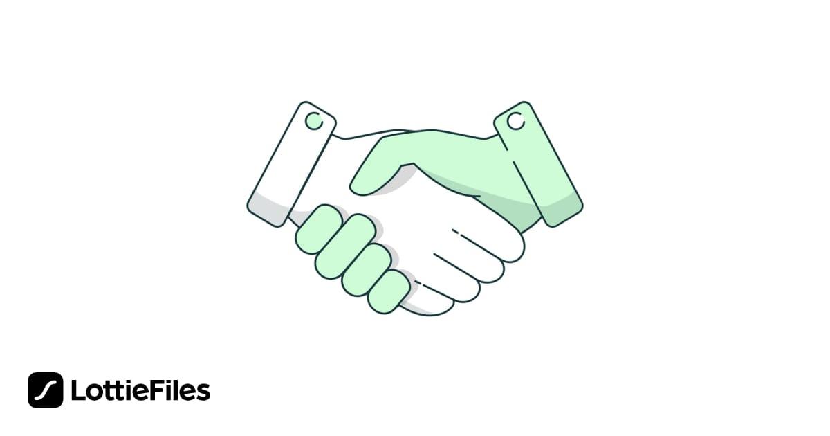 Free Handshake Loop Animation by Brian Karungani | LottieFiles