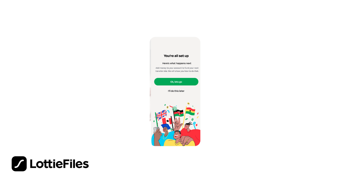 Free Verify your identity to request for a bank account Animation by ...