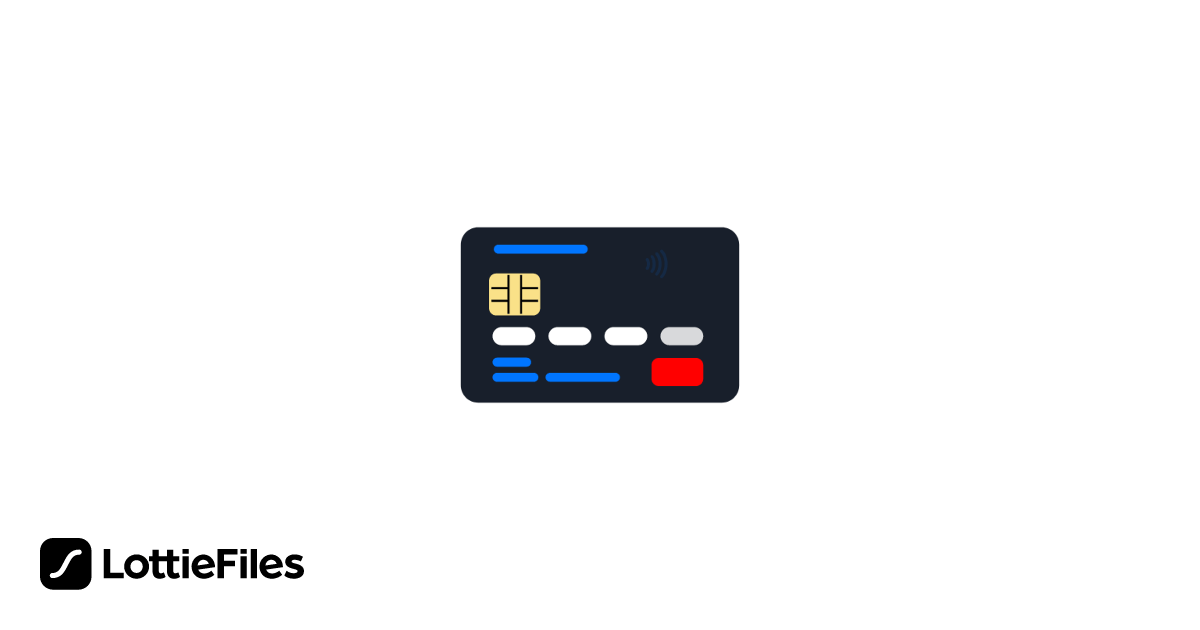 Free Credit Card Animation by Rajan | LottieFiles