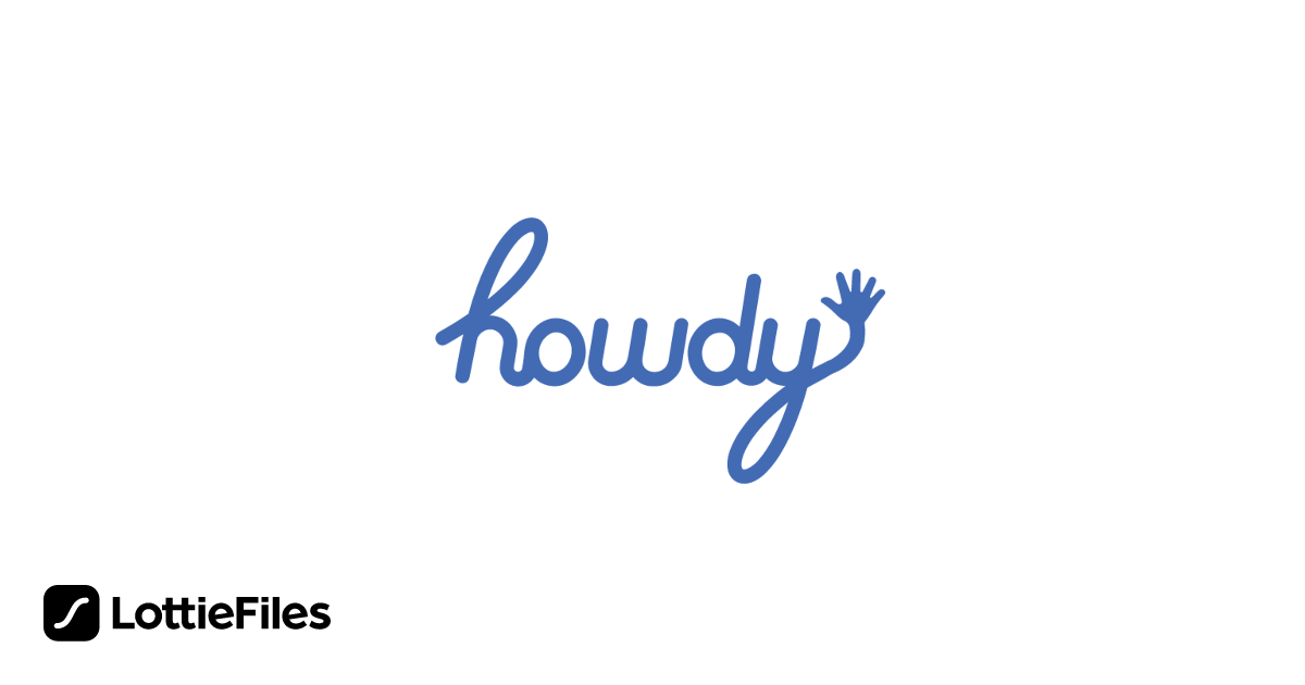 Free howdy blue Animation by David Deering | LottieFiles