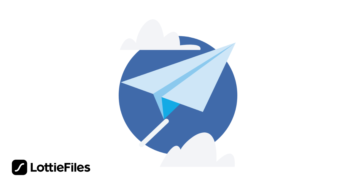 Free Paper plan in clouds Animation by Konstantinos Penlidis | LottieFiles