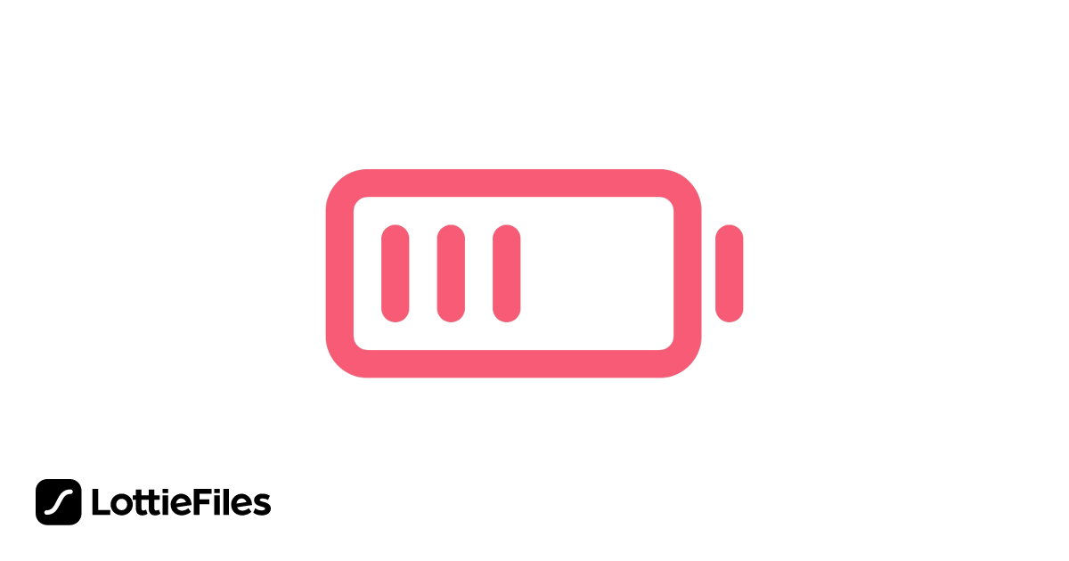 Free BatteryCharge Animation by Poppy Harks | LottieFiles