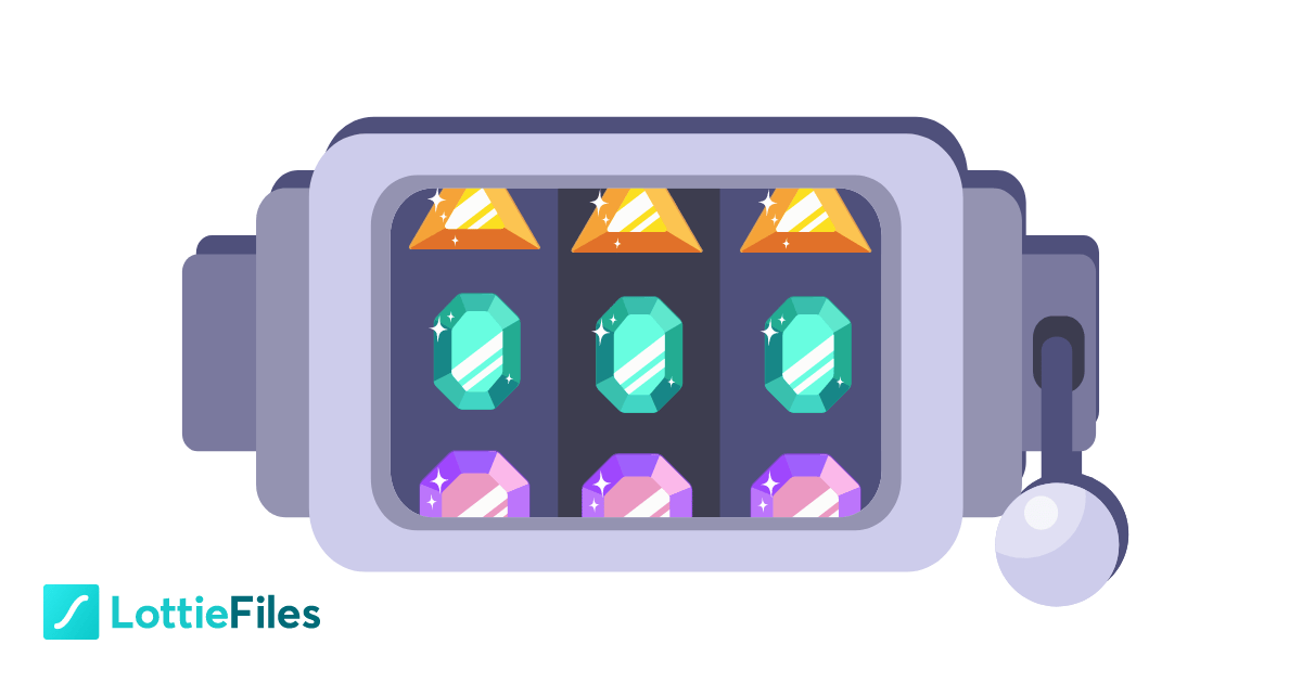 Slot machine animation by Agnis Design - LottieFiles