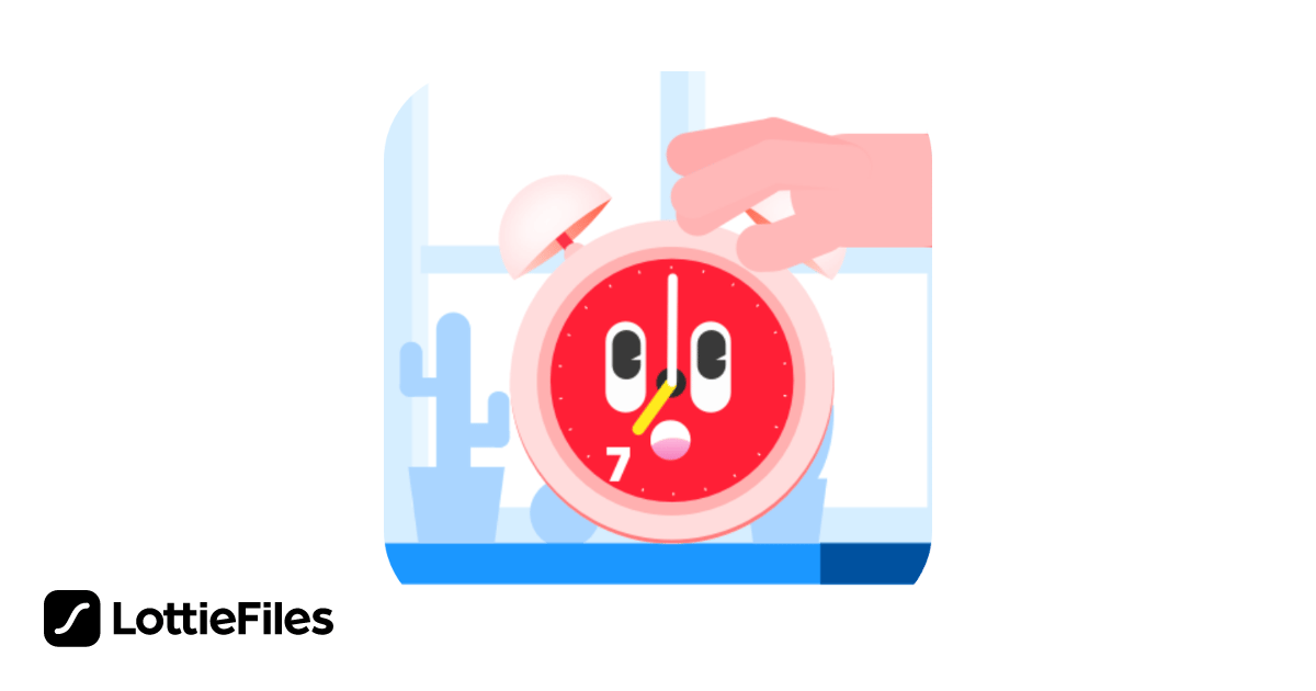 Free Alarm clock animation Animation by 俞永峰 | LottieFiles