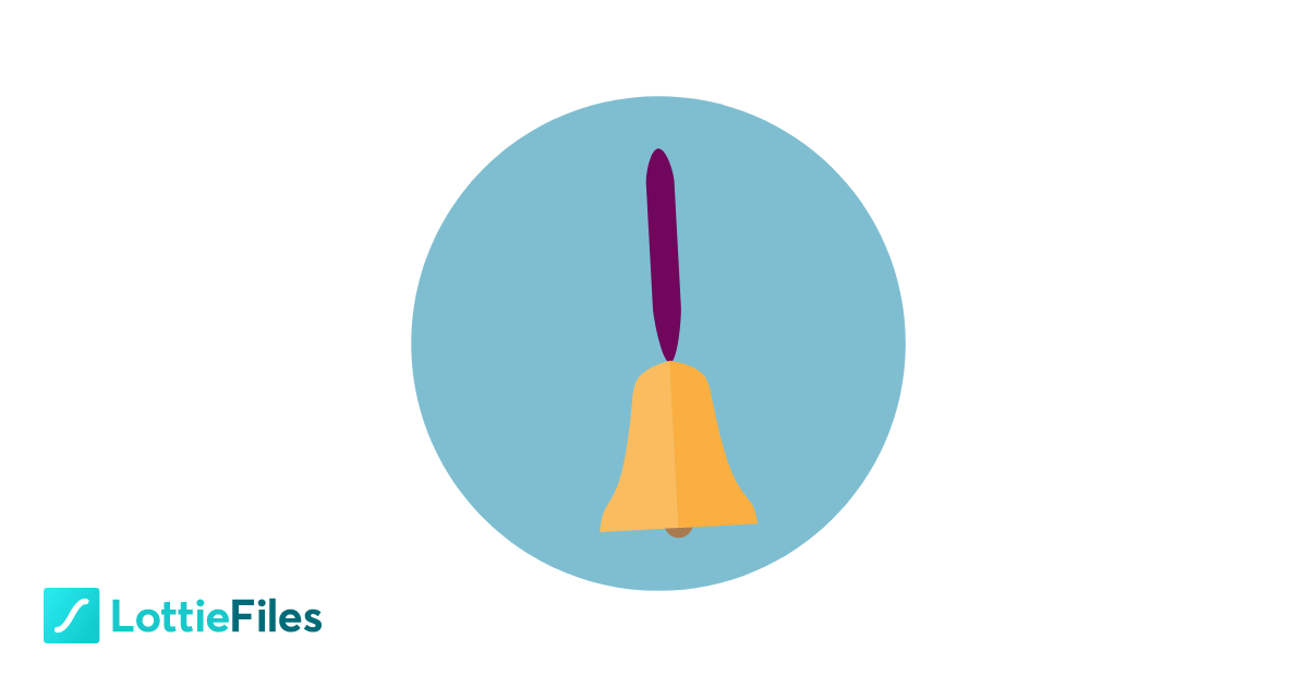 Bell ringing very quickly by Sarker Hanif - LottieFiles