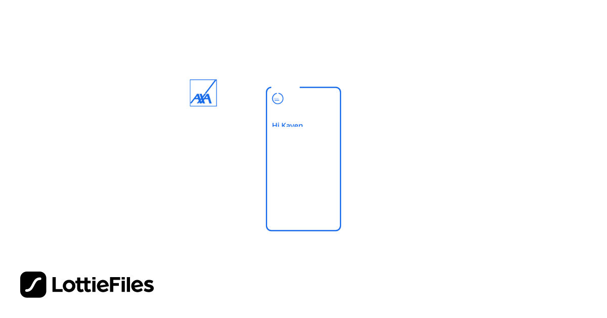 Free AXA logo animation Animation by TechAhead | LottieFiles
