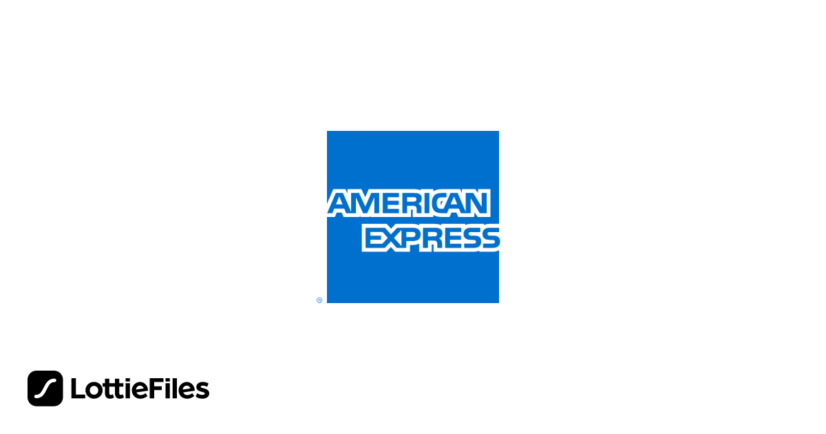 Free American Express Logo Animation Animation by TechAhead | LottieFiles