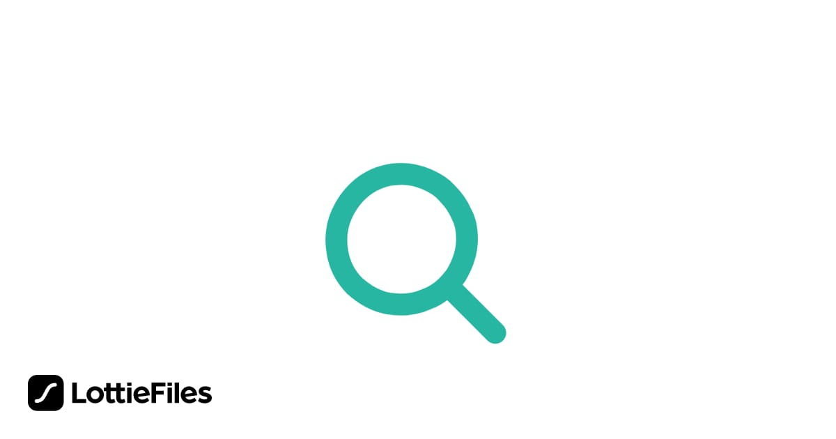 Free Search Icon Animation by Paisanos | LottieFiles