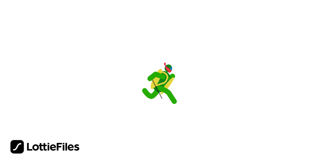 Free Stick Man Ninja Turtle Animation by Rana Adeel Farrukh | LottieFiles