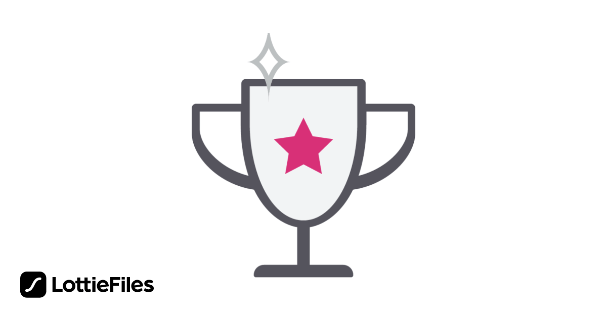 Free Sparkling Trophy Animation by Trevor Collinson | LottieFiles