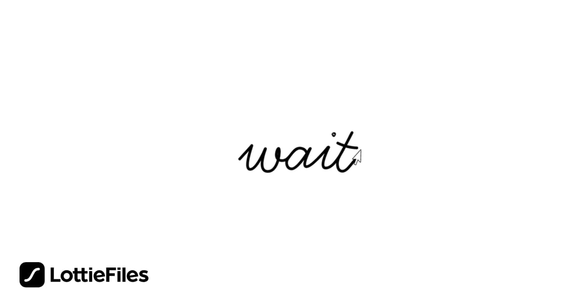 Free wait Animation by dudakovaanna | LottieFiles