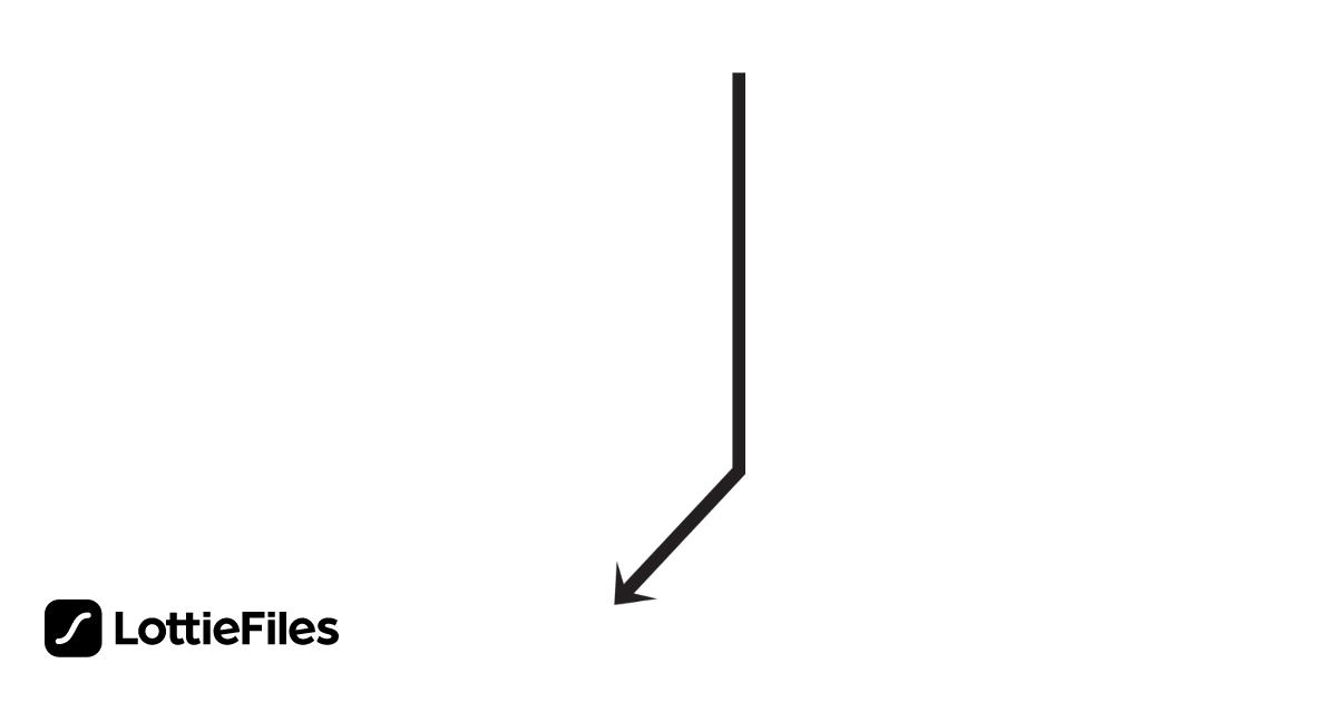 Free Arrow Pointing Down to Bottom and Left Animation by Daryl ...