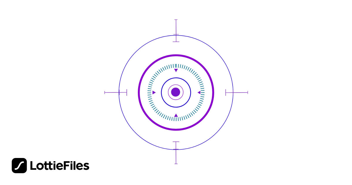 Free Target Animation by Volodymyr Zuiev | LottieFiles