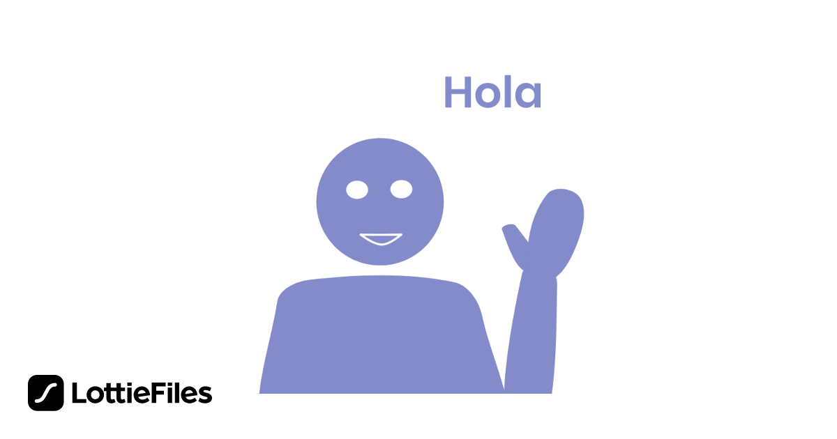 Free Hola purpura Animation by Federico Rippe | LottieFiles