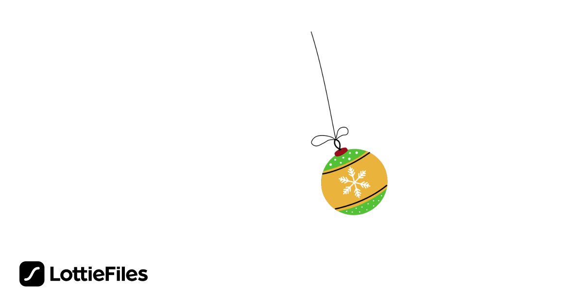 Free Christmas Ball Animation by Bashir Ahmad | LottieFiles