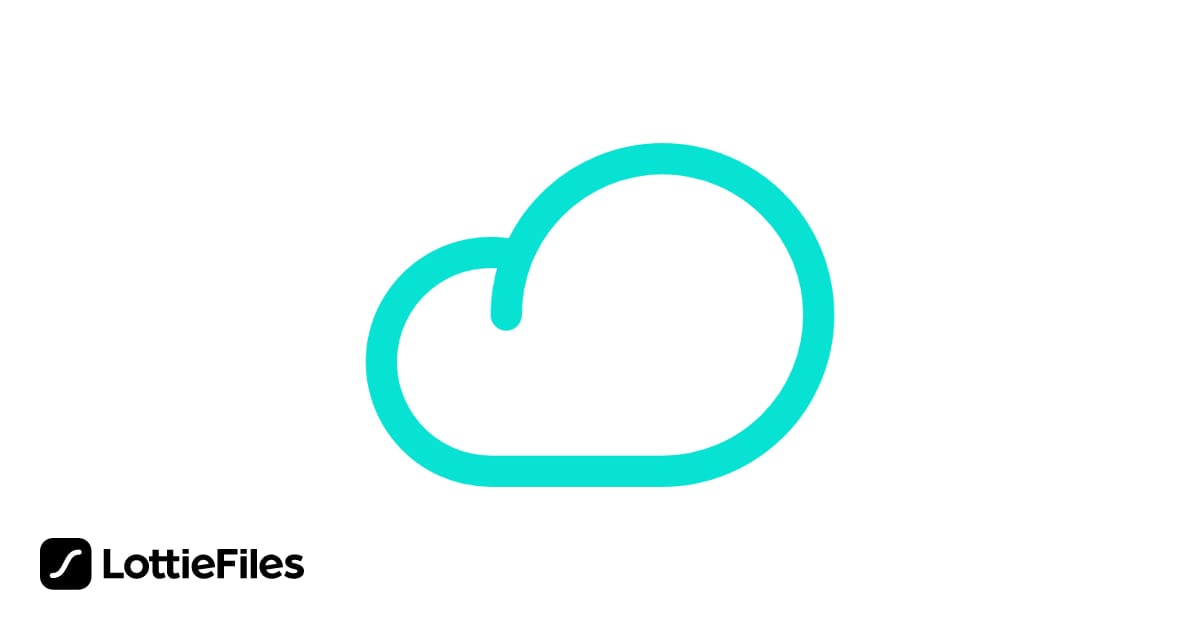 Free Cloud Icon Animation Animation by Shubham Bhamare | LottieFiles