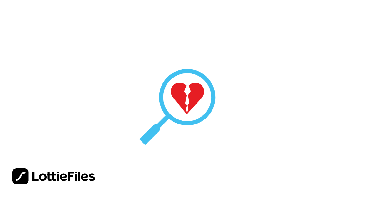 SM Rony의 무료 Heart Search Lottie Animation 애니메이션 | 로티파일