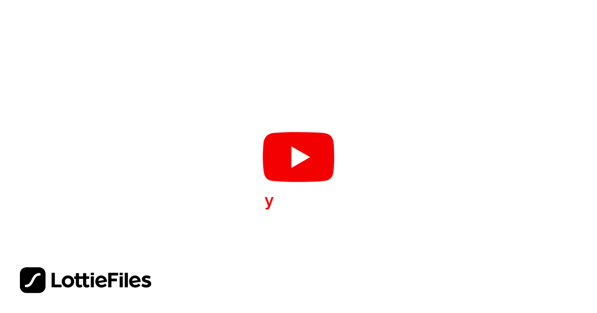 Free Youtube Icon Animation by Byron Guzman | LottieFiles