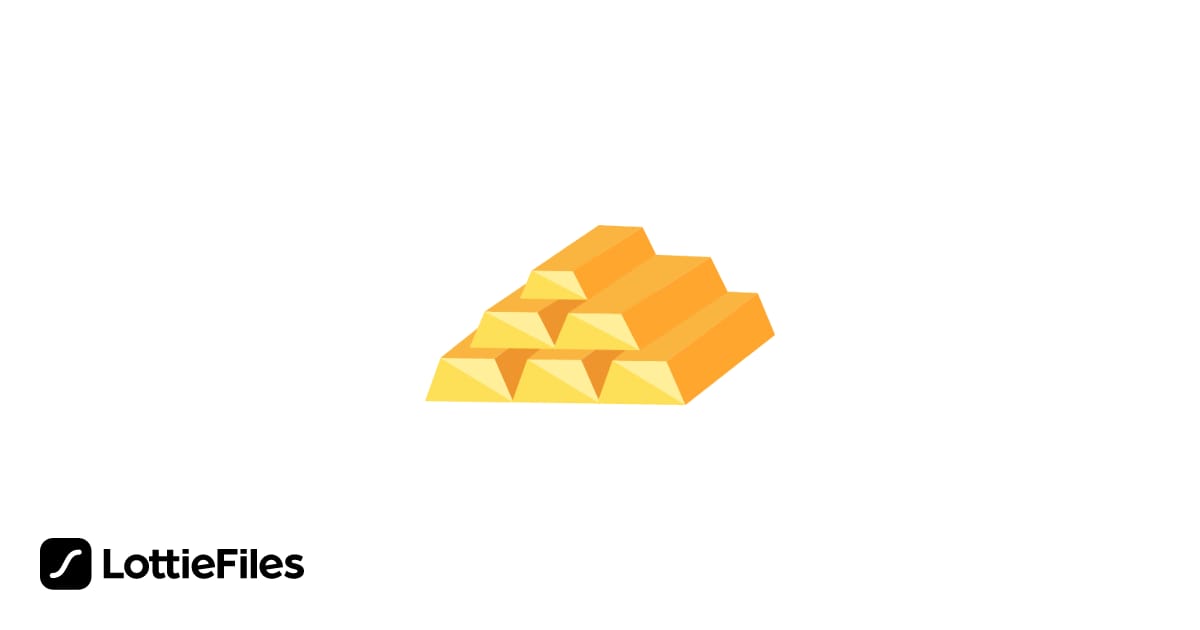 Free Gold Bar Animation by Dhinesh VM | LottieFiles