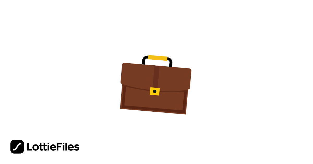 Free Briefcase Animation by Dhinesh VM | LottieFiles