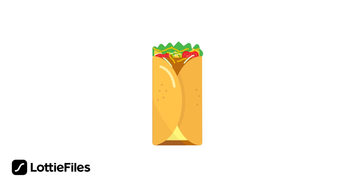 Free Mexican Burrito Animation by Dhinesh VM | LottieFiles