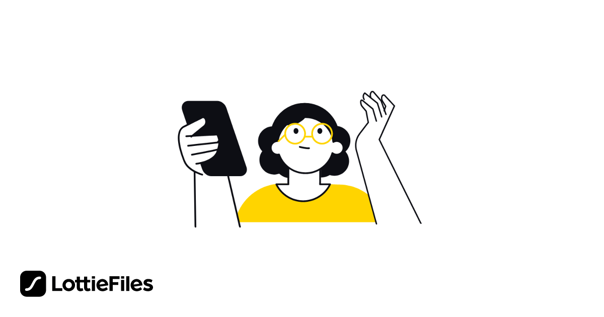 Free yellow woman Animation by İsa Ateş | LottieFiles