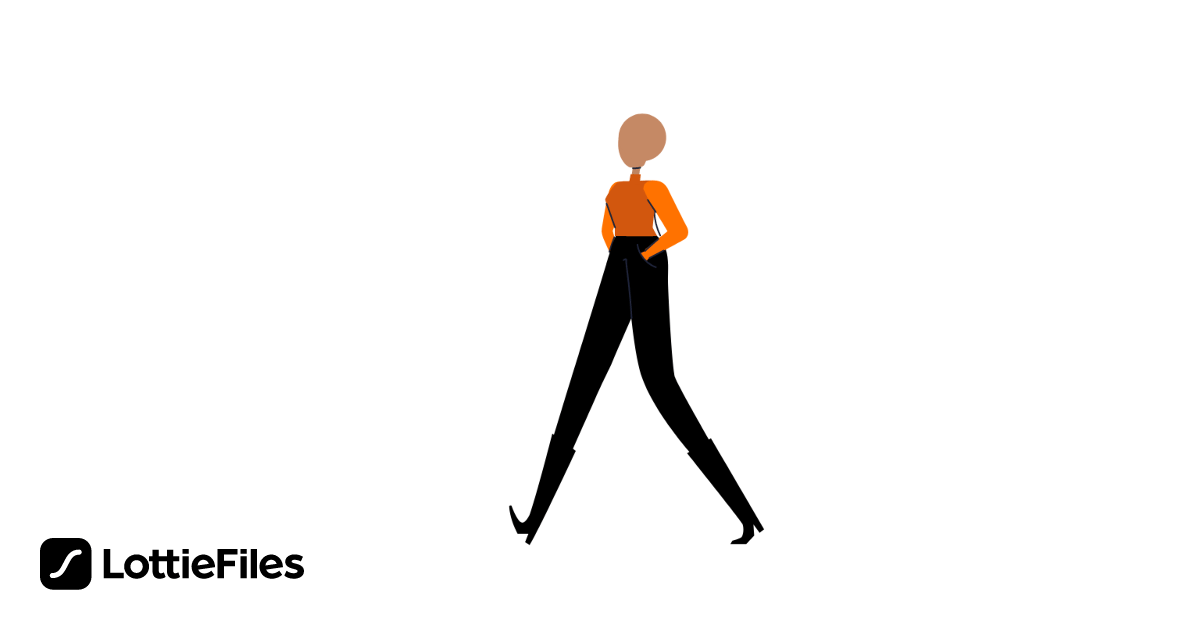 Free Girl Walking Animation by Justin Xavier | LottieFiles