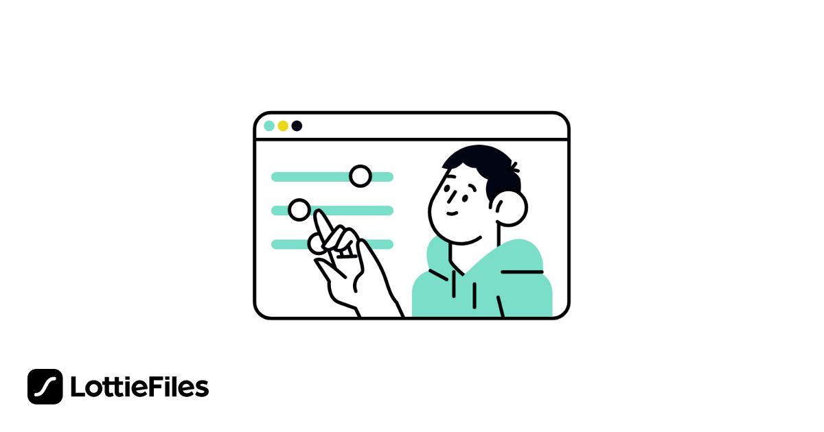 Free Settings Sliders Animation by Jakob Winterholler | LottieFiles