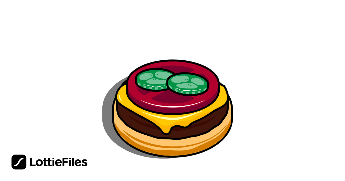 Free Burger of the Day Animation by aaron gleen | LottieFiles