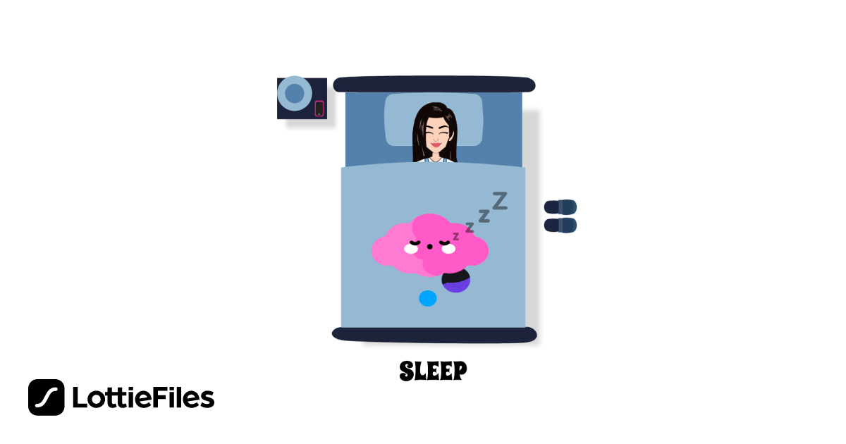 Free Sleep with dream Animation by Aravinth | LottieFiles