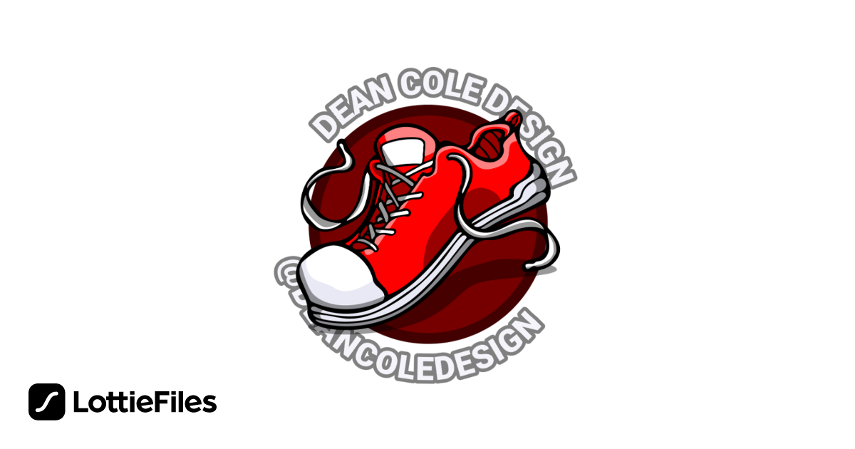 Free Dean Cole Design - Shoe Logo Animation by Dean Cole | LottieFiles