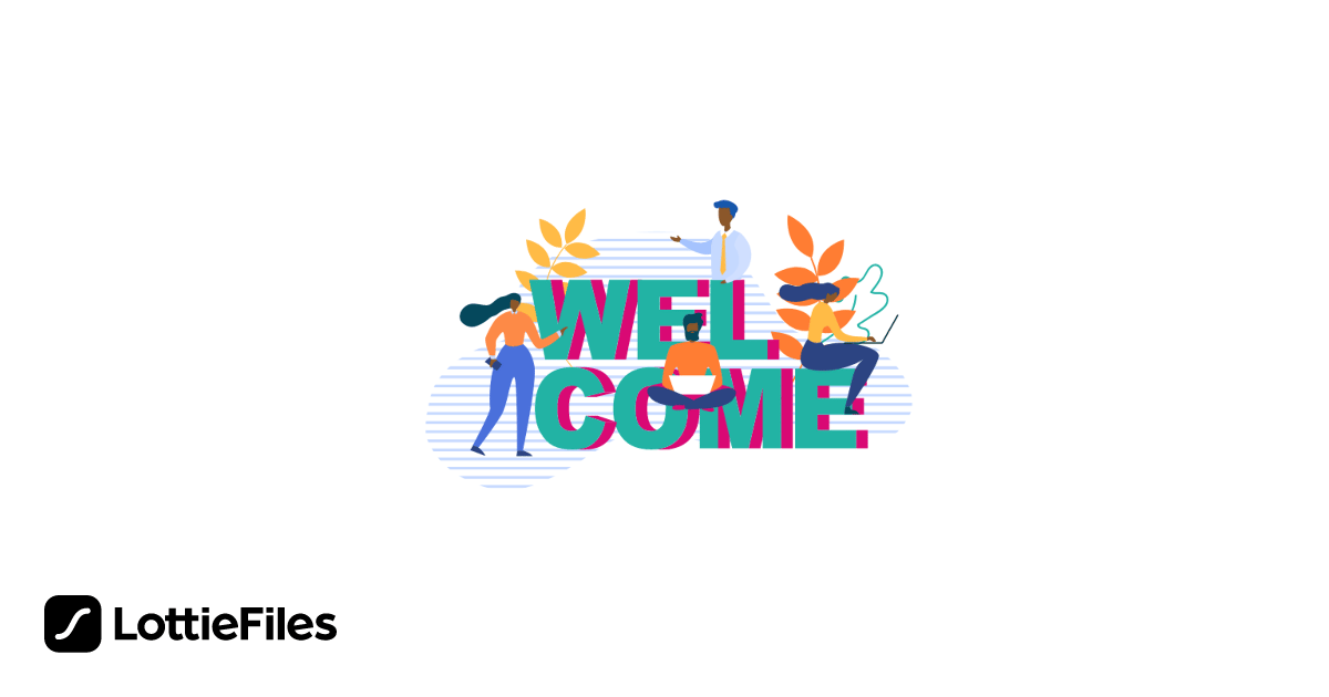 Free Welcome Animation Animation by Daniel Damilola Obiokeke | LottieFiles