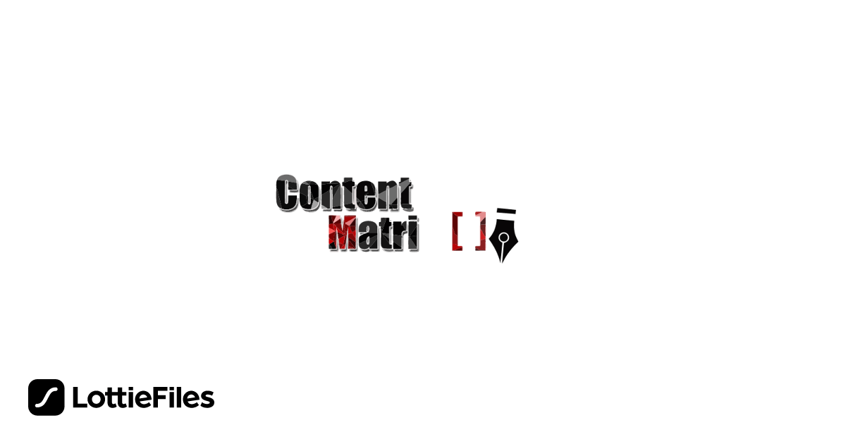 Free Content Matrix Animation by Royston Sanctis | LottieFiles