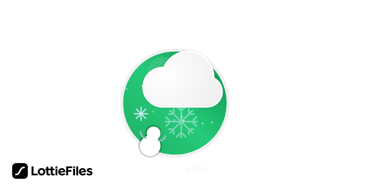 Free weather night snow Animation by Abanop Samuel | LottieFiles