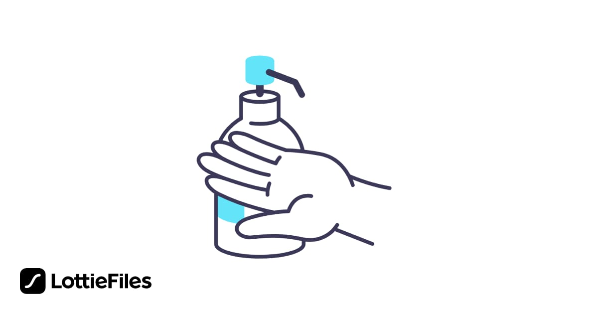 Free Sanitize Your Hands Animation by Drawer Design | LottieFiles