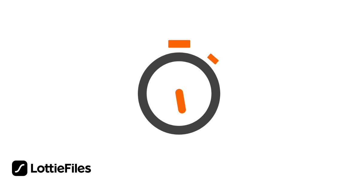 Free Stopwatch Animation by Rick Lukin | LottieFiles