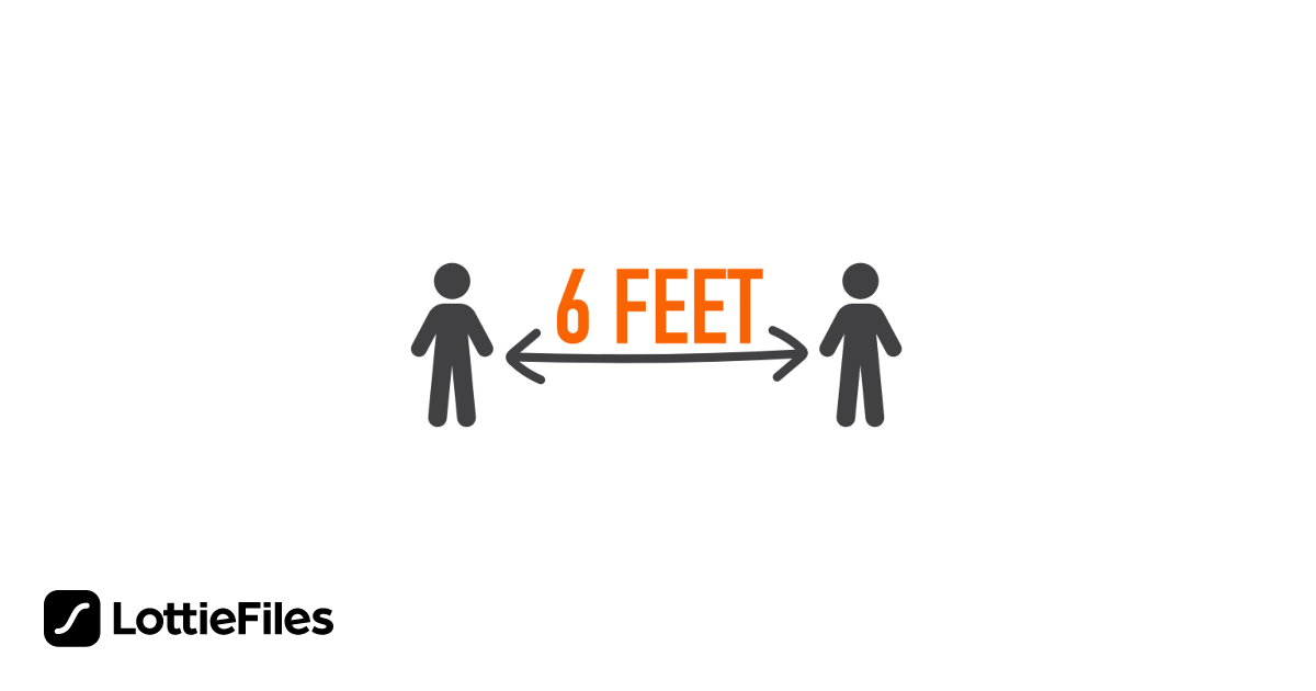 Free 6 feet Separation Animation by Rick Lukin | LottieFiles