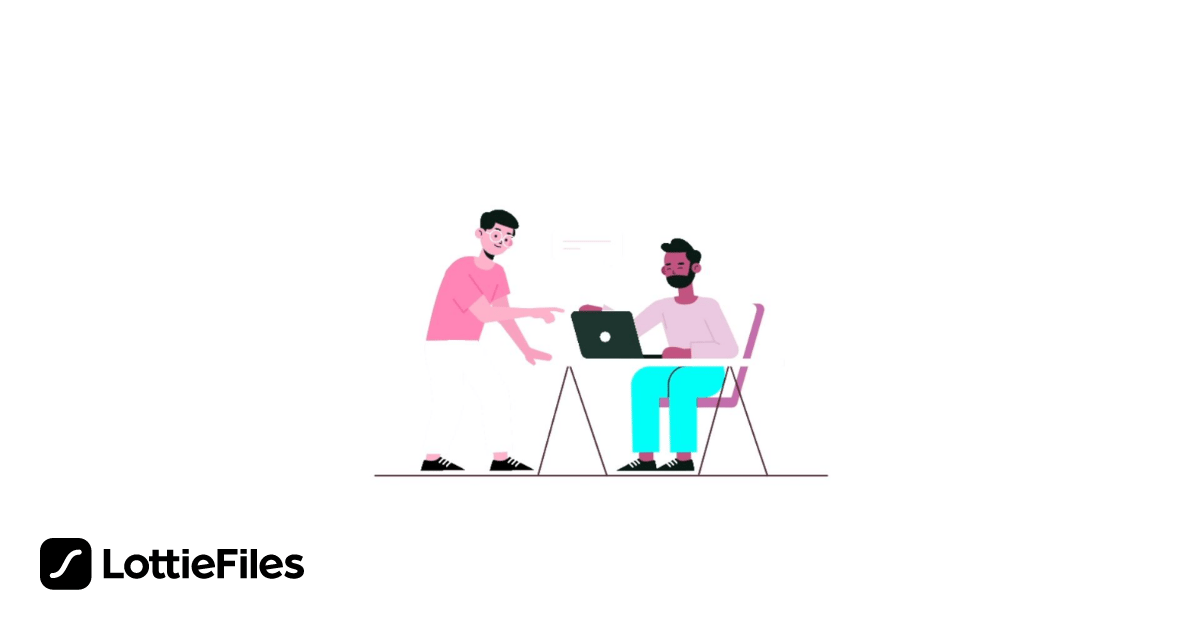Free Team discussion Animation by Aniee | LottieFiles