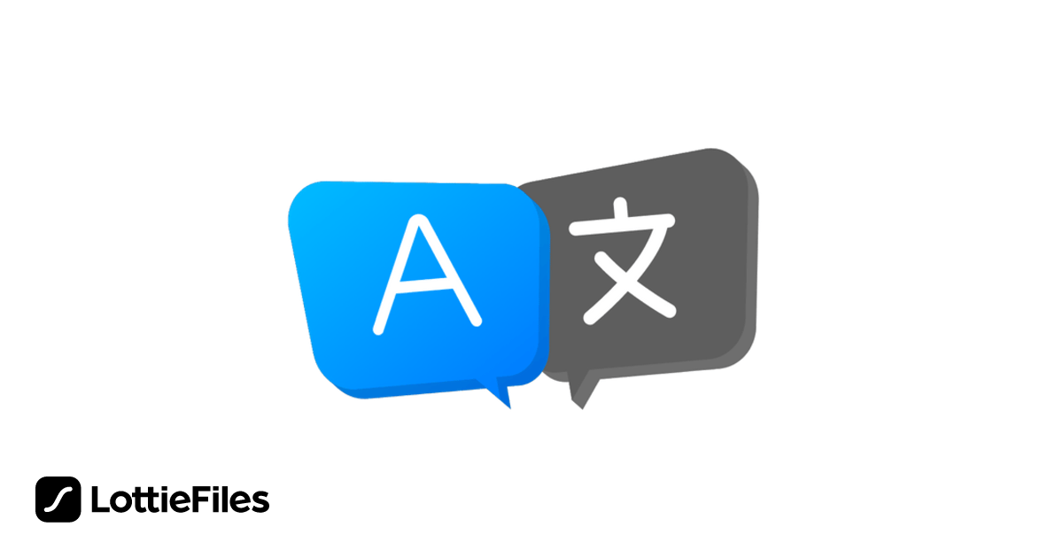 Free language translation Animation by Asad Mehmood | LottieFiles