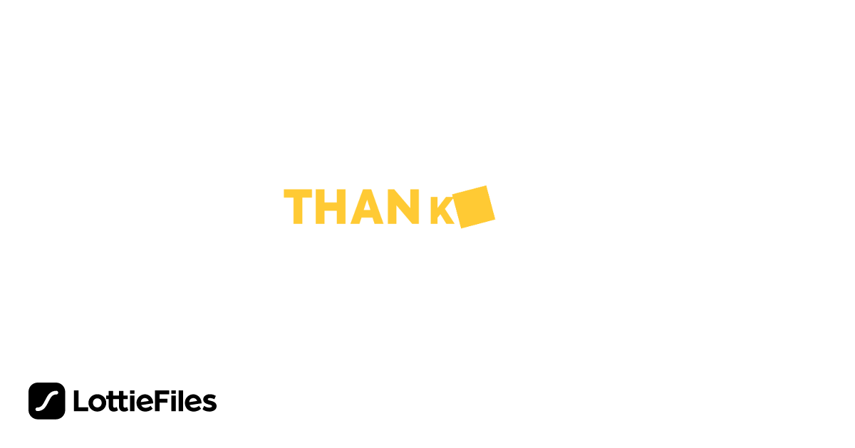 Animación gratuita de Thank you de Noman Hayat | LottieFiles