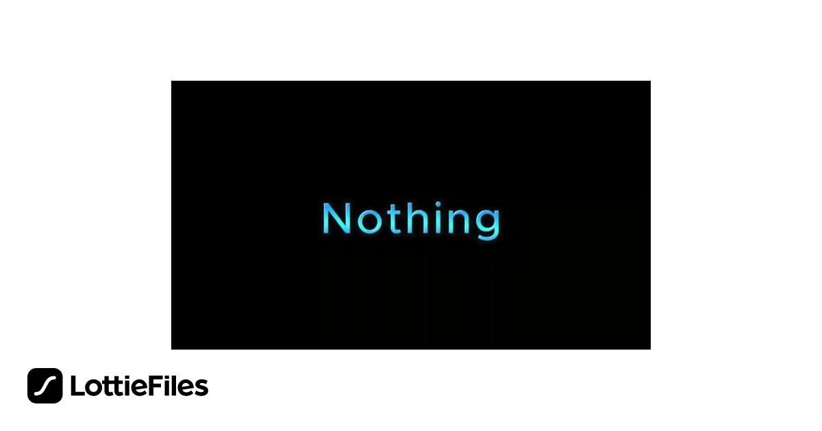 Free Nothing Animation by SQ HG | LottieFiles