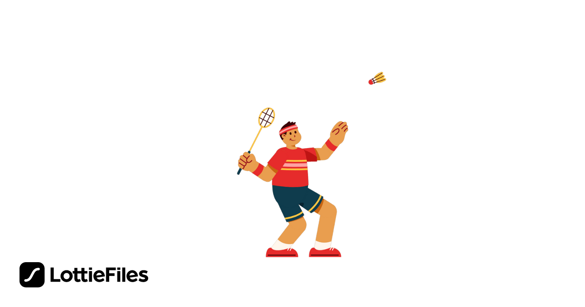 Free Badminton_Player_Character1 Animation by alaik azizi | LottieFiles
