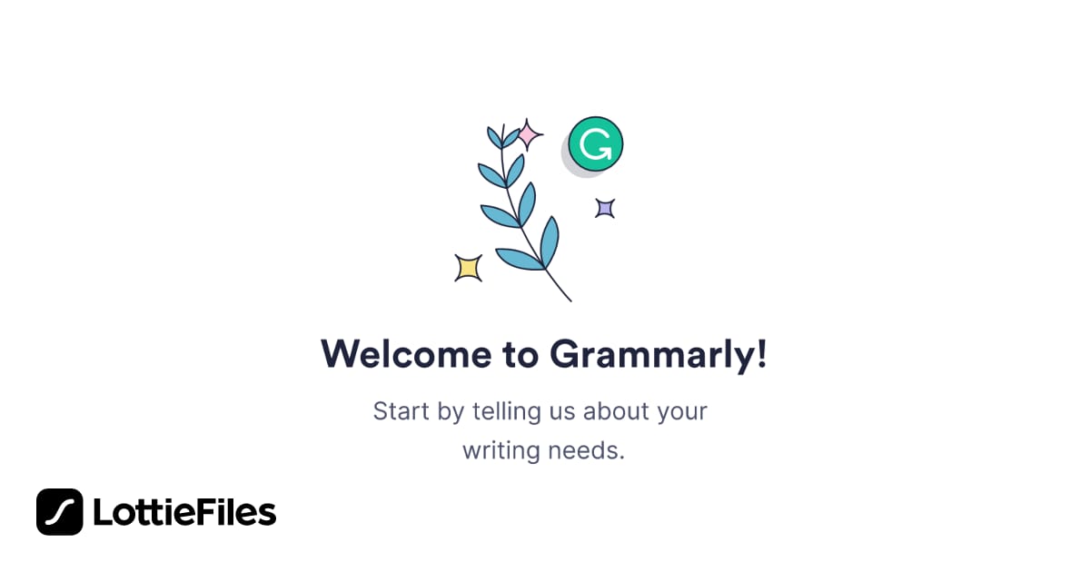 Free Grammarly animation #3 Animation by buryastorm | LottieFiles