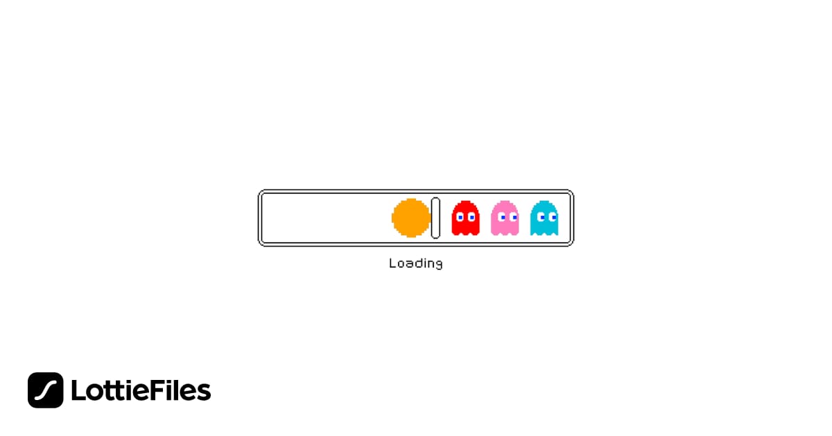 Free Loading_PacMan Animation by Chael Dale | LottieFiles