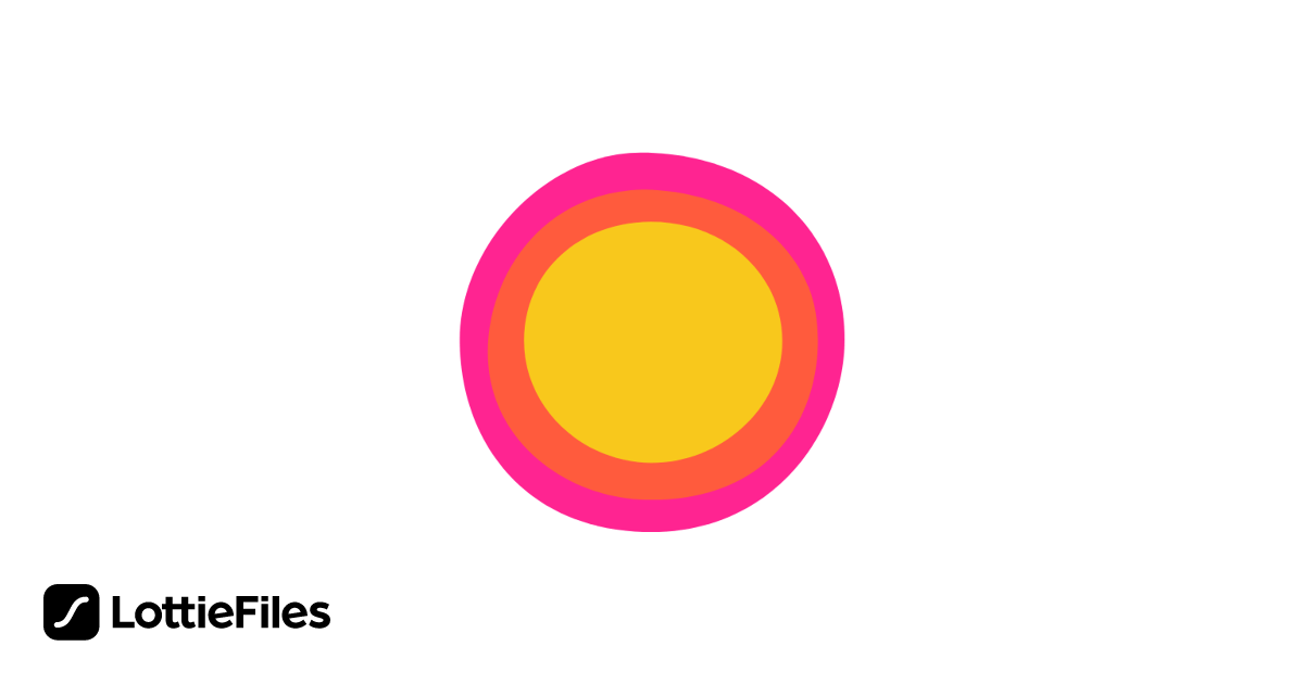 Free Pulsing Sun Animation by Eva Schicker | LottieFiles